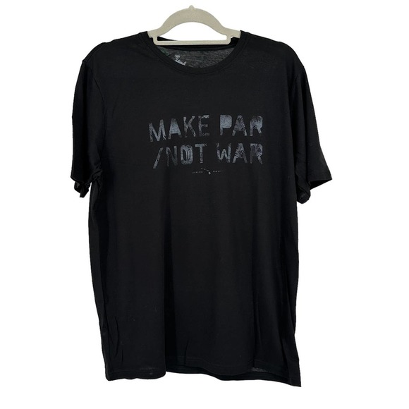 Linksoul | Shirts | Nwot Linksoul Tempus Fugit Black Make Par Not War ...
